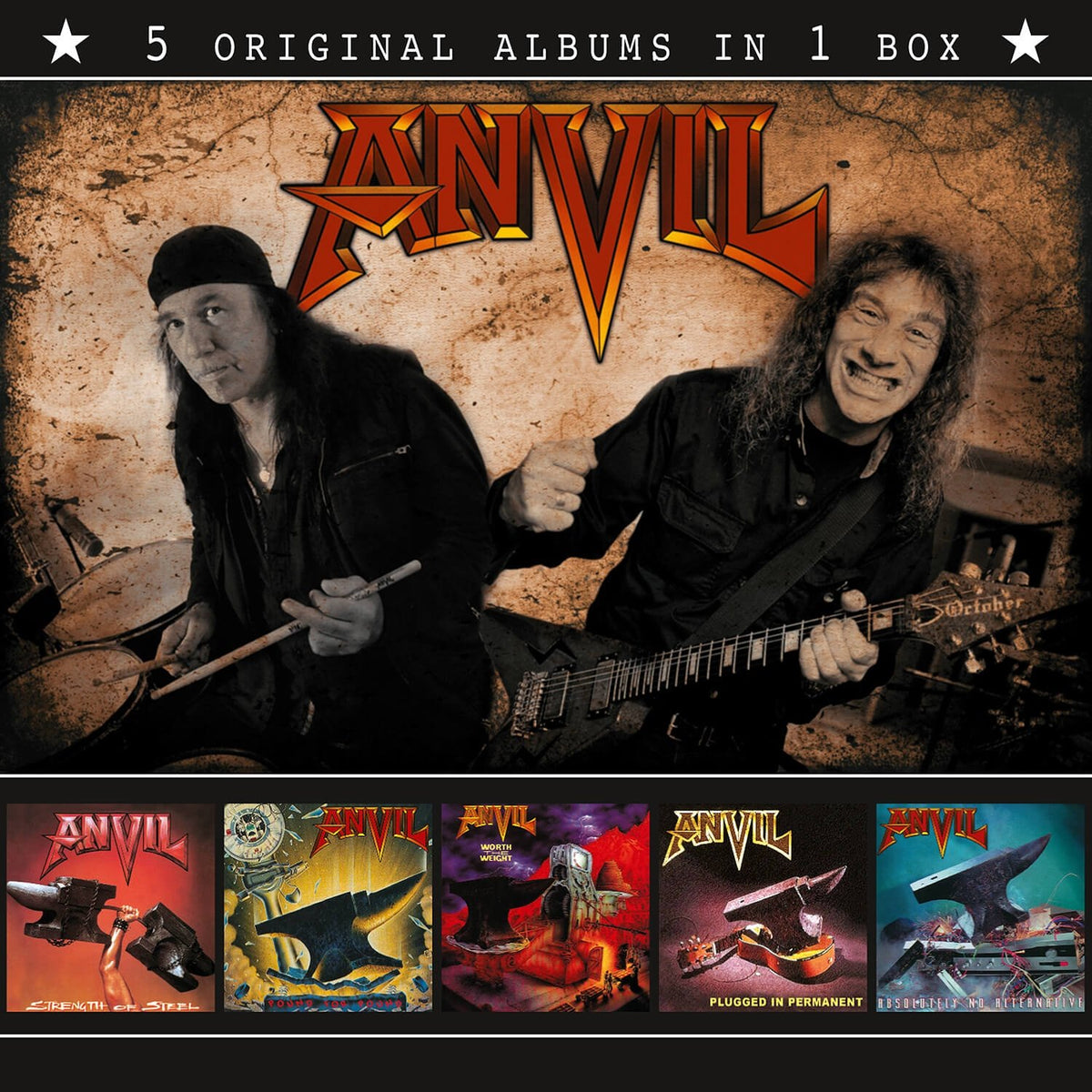 Anvil 5 Original Albums Box Set (5 CDs, Import) – Age of Metal